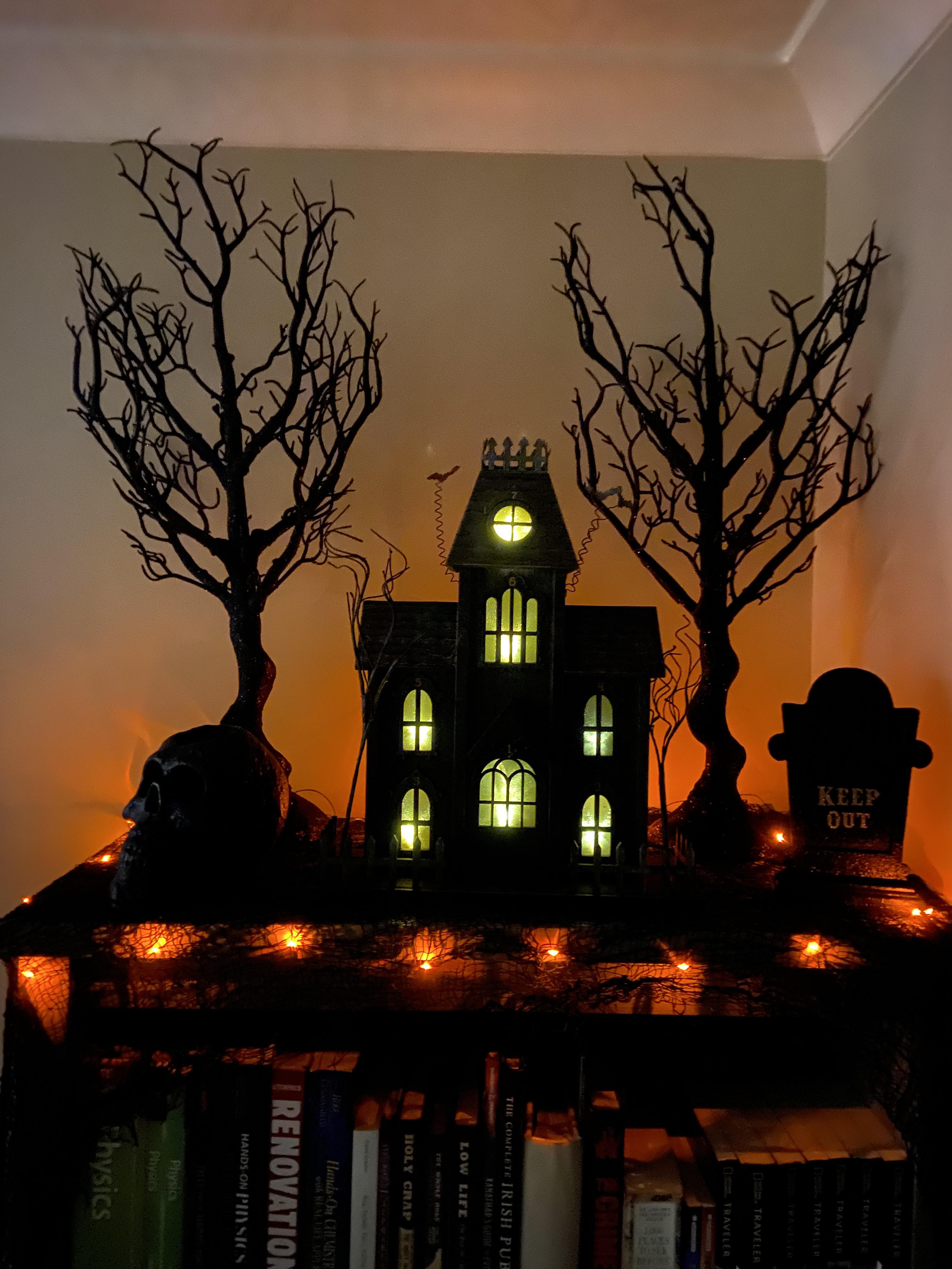 My haunted house display | Scrolller