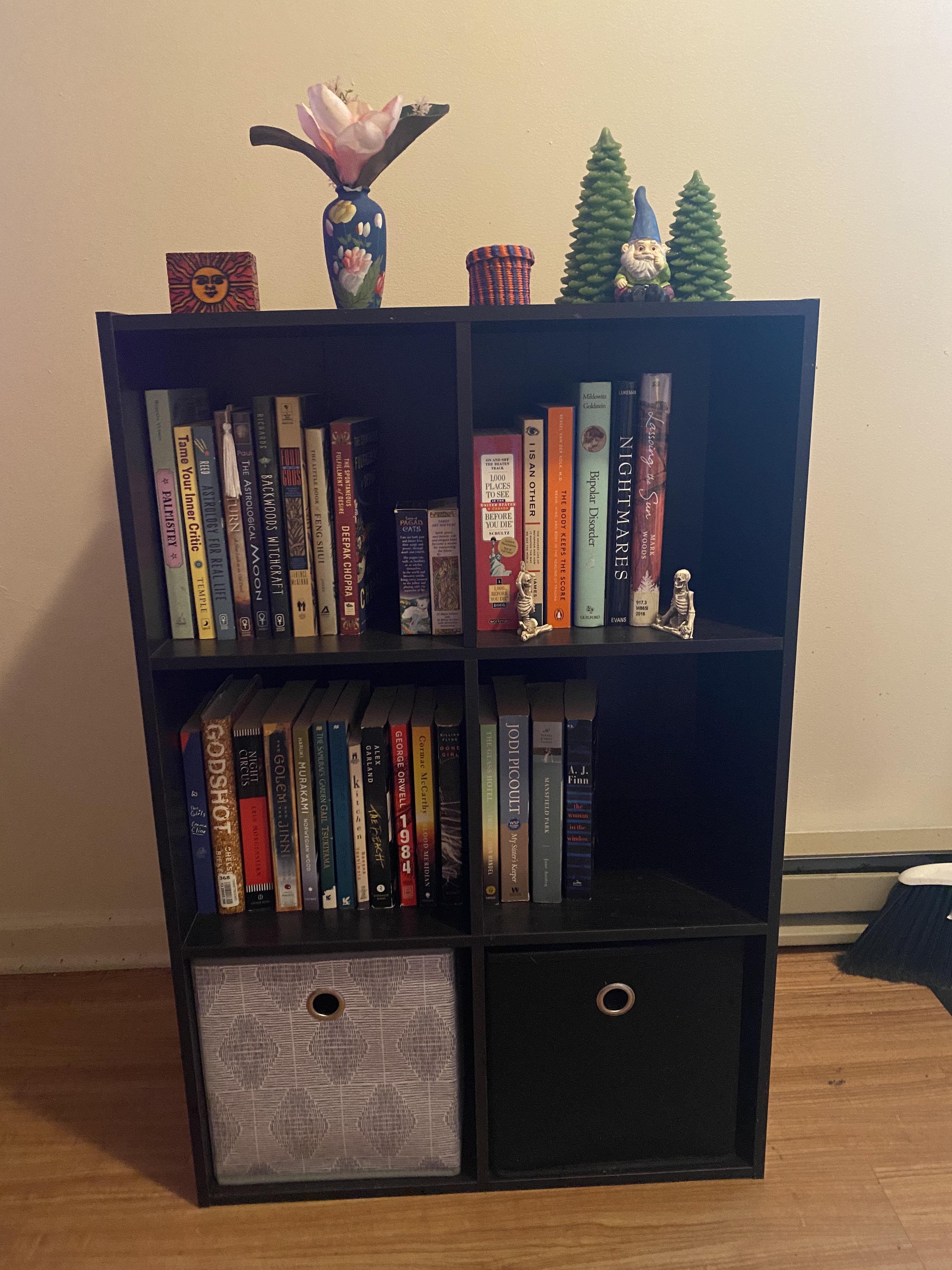 My humble bookshelf.. moving her from my first apartment today! | Scrolller