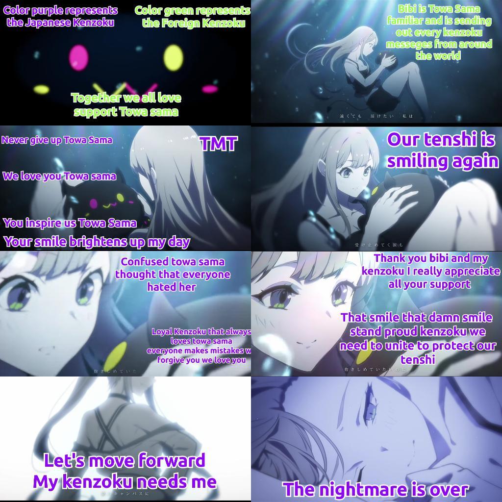 My interpretation of palette MV towa sama had the love and support of her kenzoku united the ...