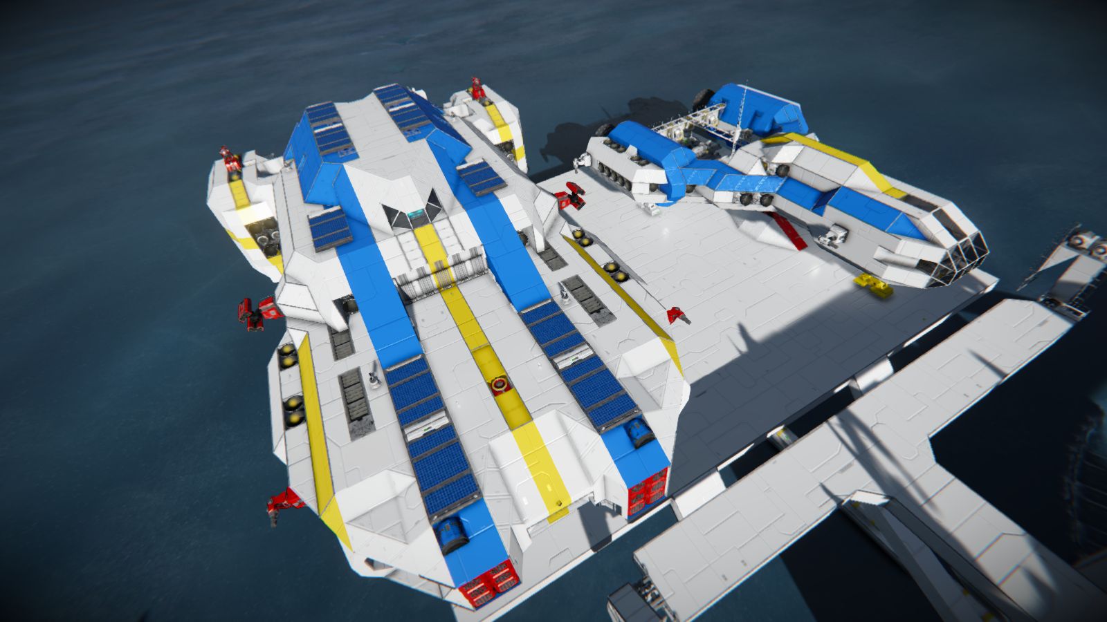 My interstellar base finally done and ready for lift-off | Scrolller