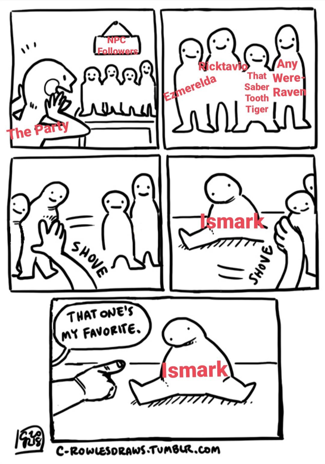 My Ismark is a barely functioning alcoholic by this point in the game | Scrolller