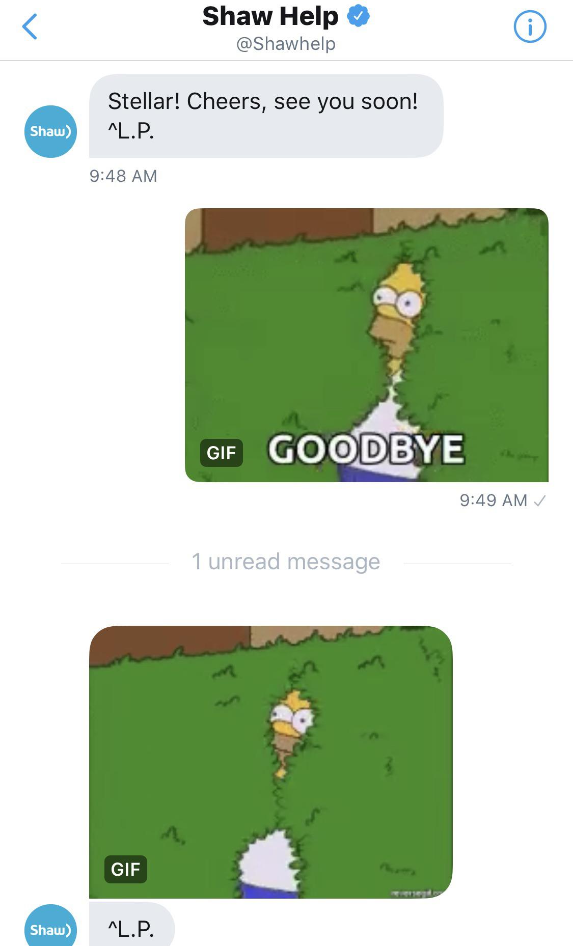 My ISP saying goodbye 👋🏻 😃 | Scrolller