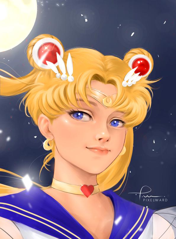 My iteration of Sailormoon! Hope you like it. | Scrolller