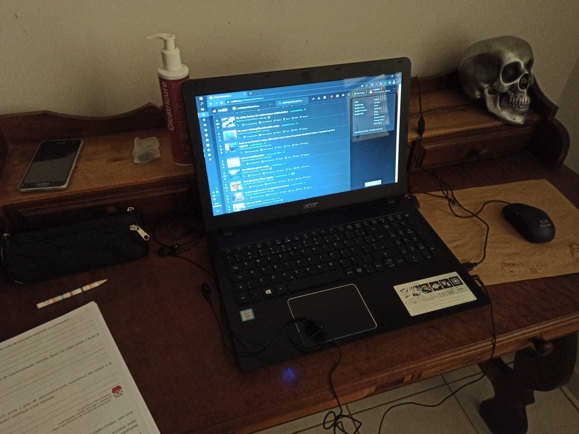 My laptop. I hope I will get a gaming computer in the future. | Scrolller