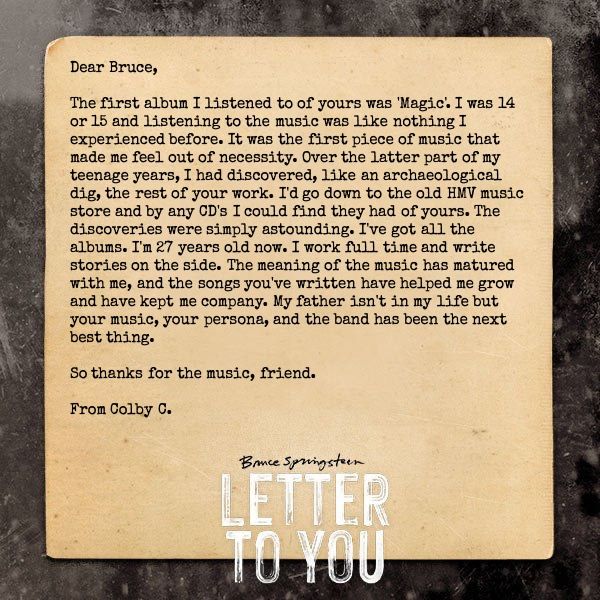 My Letter To You | Scrolller