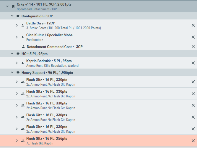 My list almost has enough dakka I'd say | Scrolller