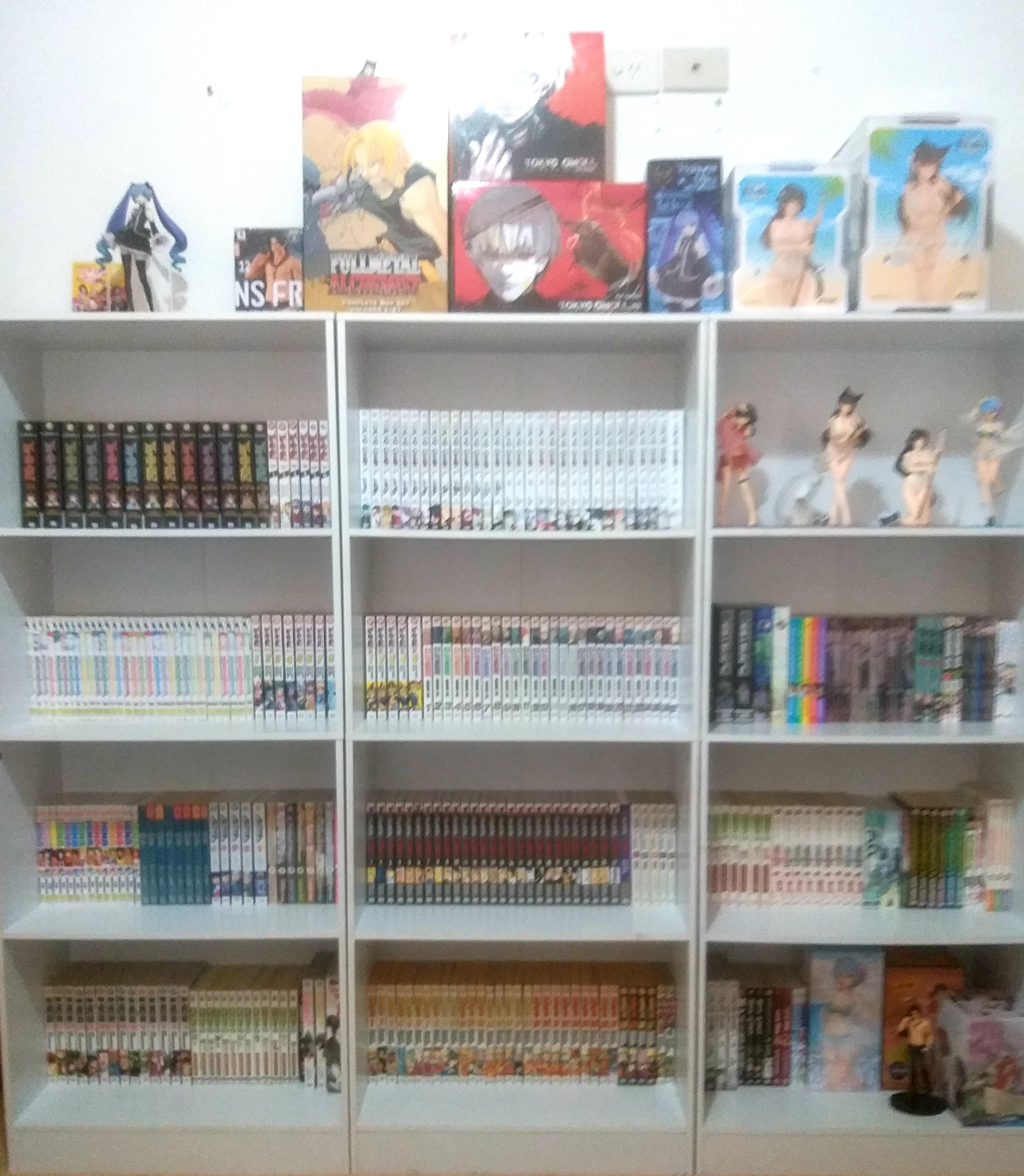 My manga collection. Rare to see anyone else here who loves manga ...