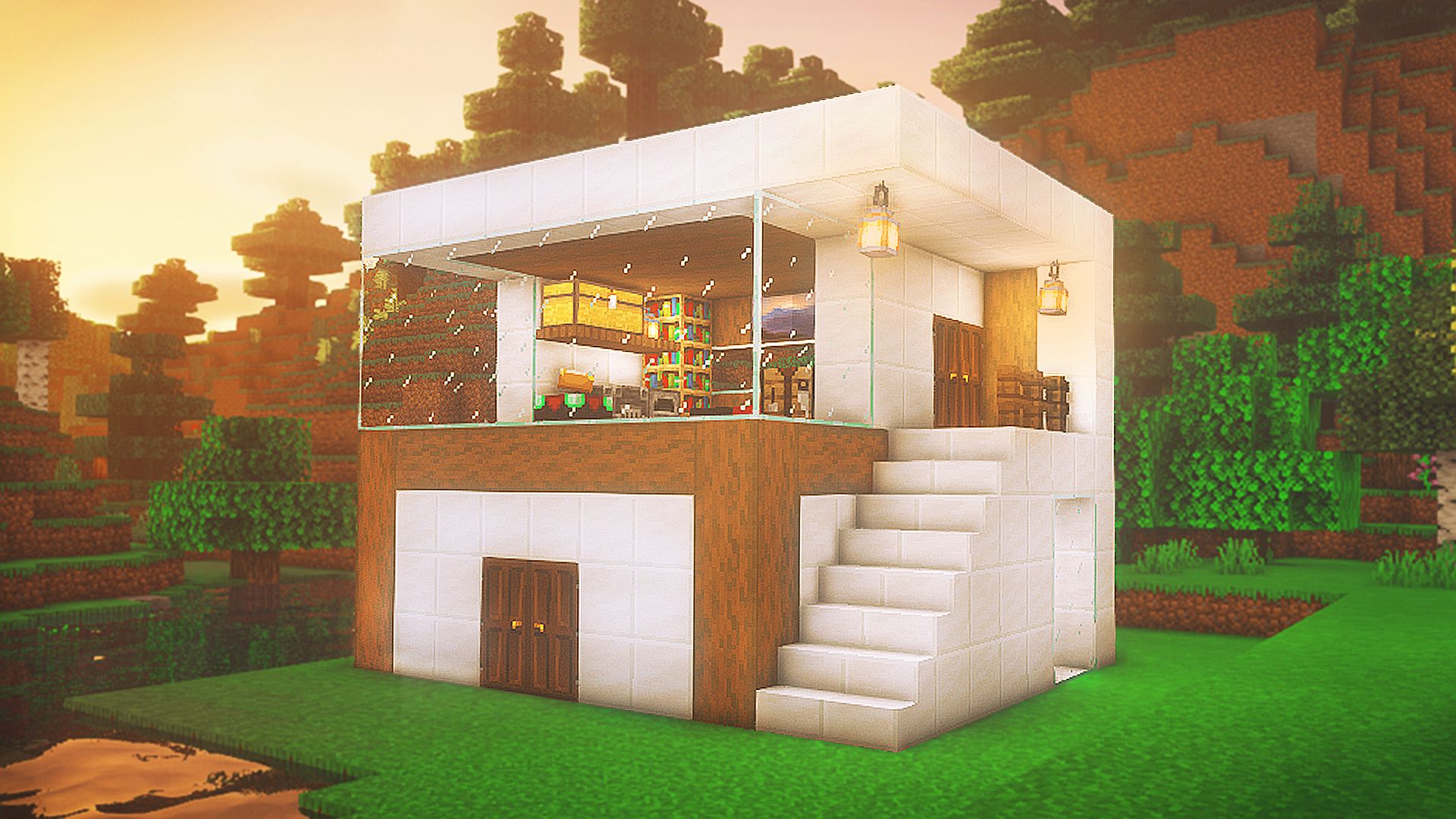 My Modern House 8x10 in Minecraft | Scrolller