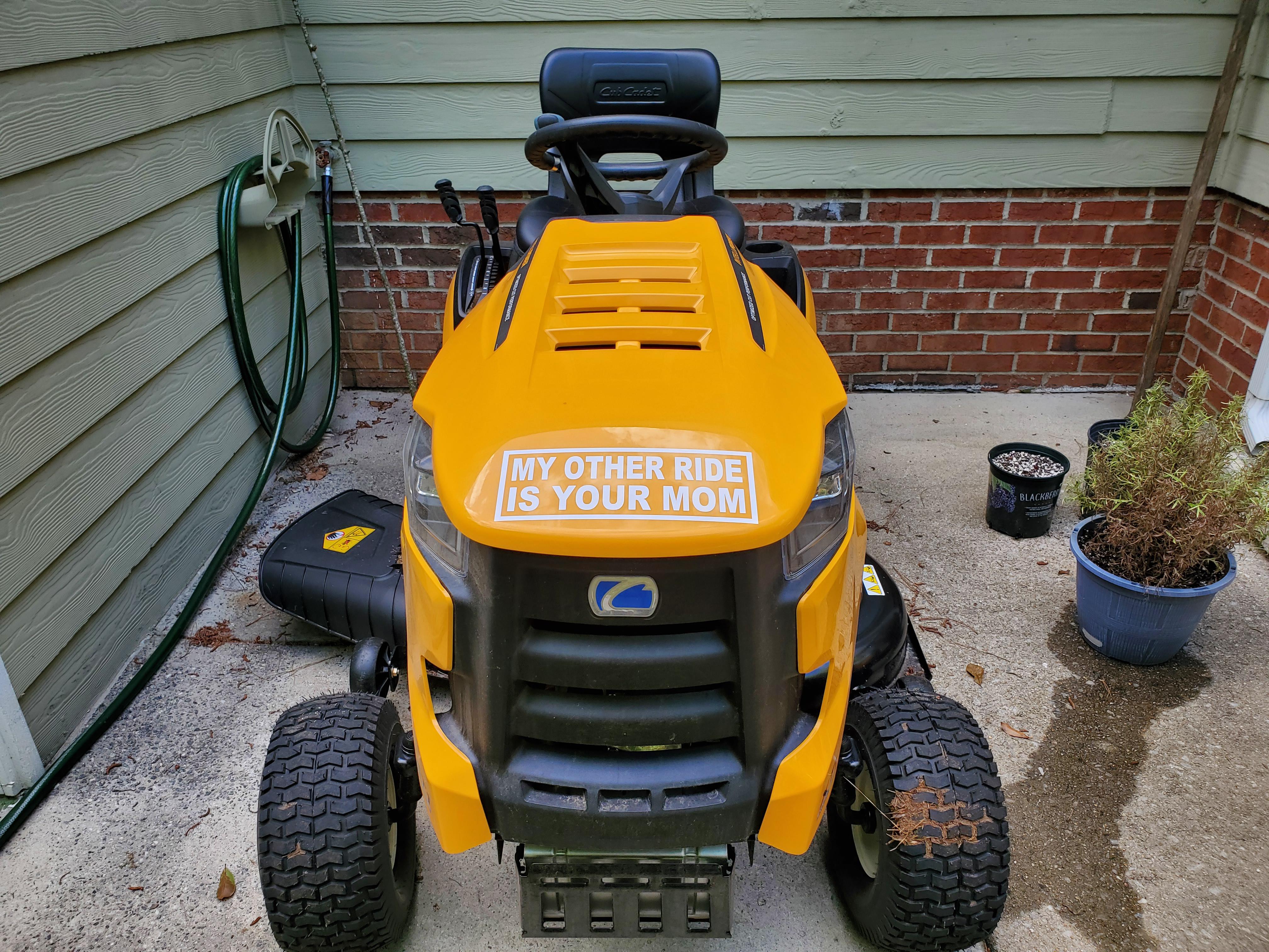My new mower. | Scrolller