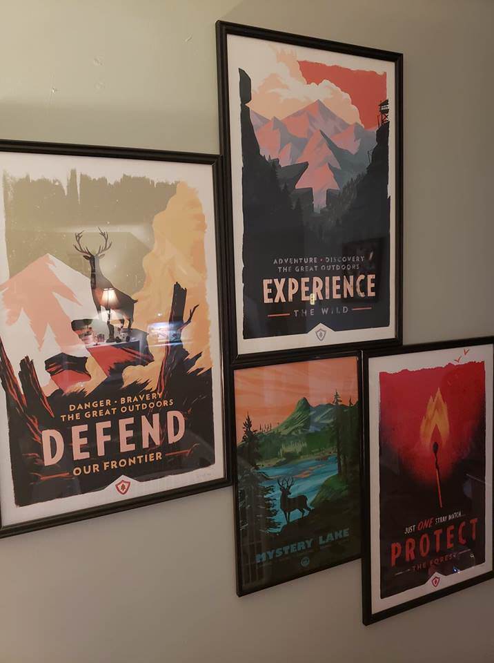 My Olly Moss Firewatch posters | Scrolller