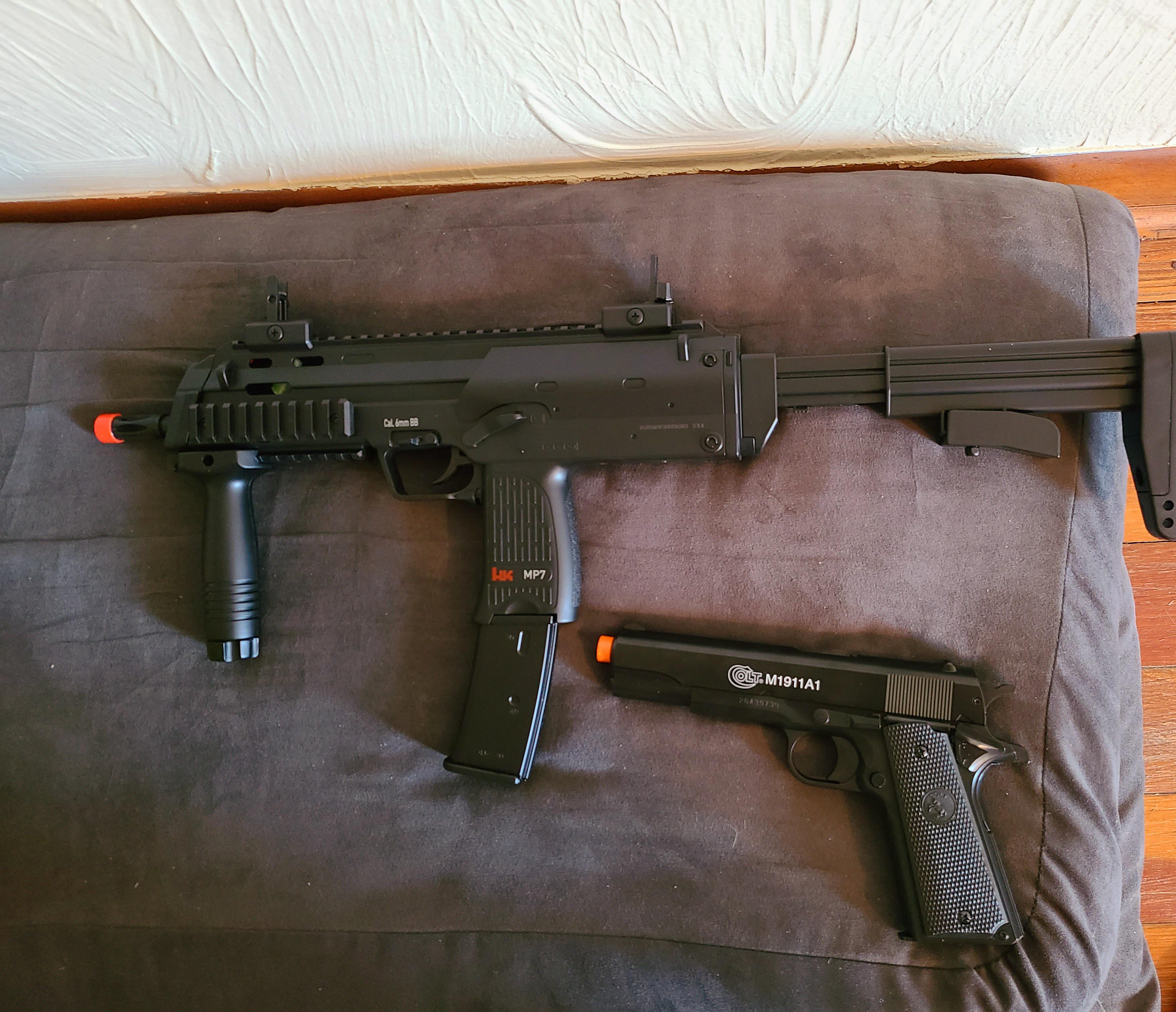 My only guns so far. Not great but they make do. | Scrolller