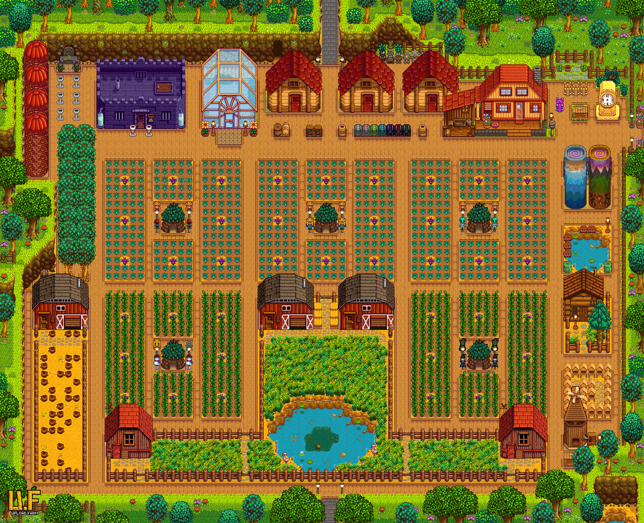 My overly organized farm | Scrolller
