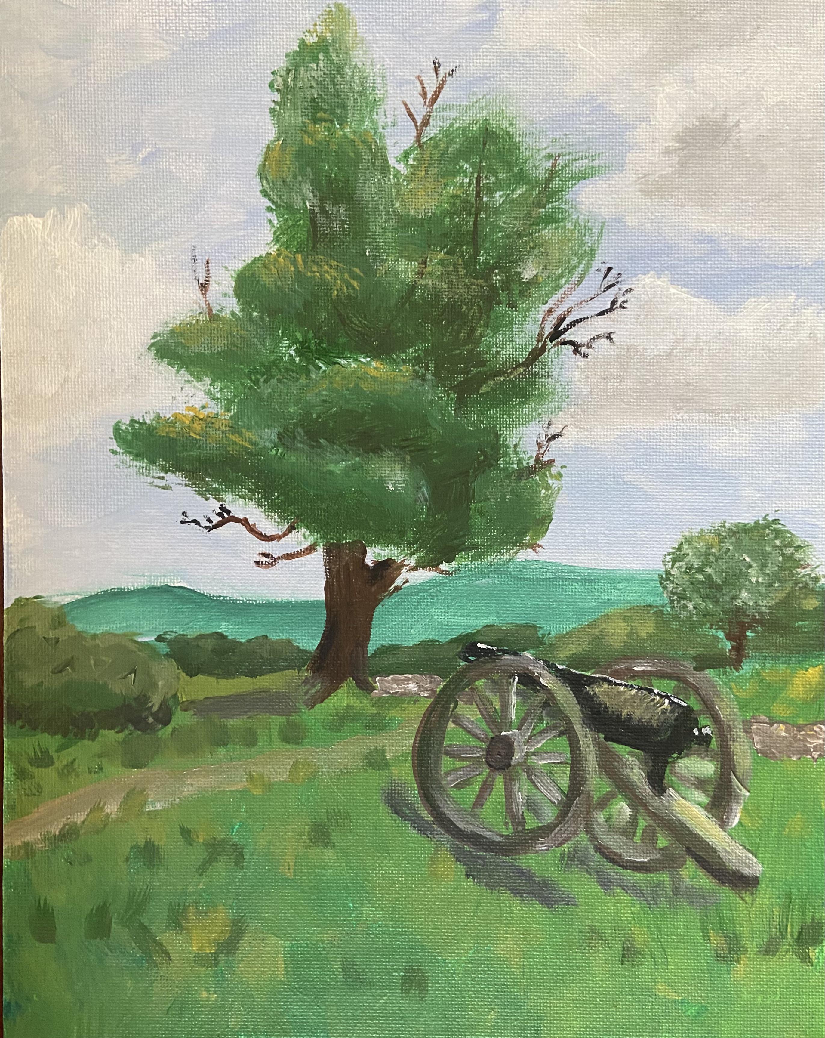 My painting of Gettysburg | Scrolller