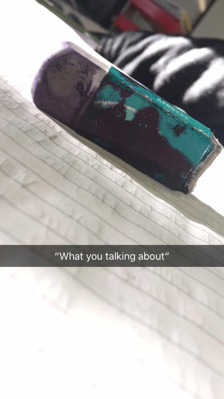 My pen burst and this happened | Scrolller