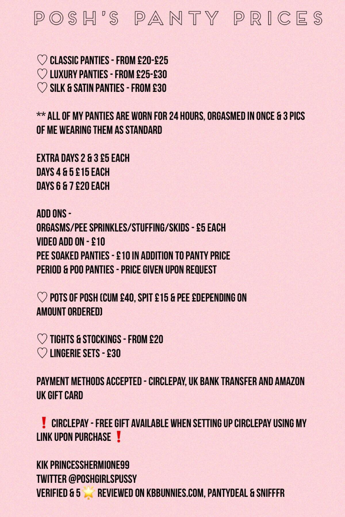 My prices 💋 | Scrolller