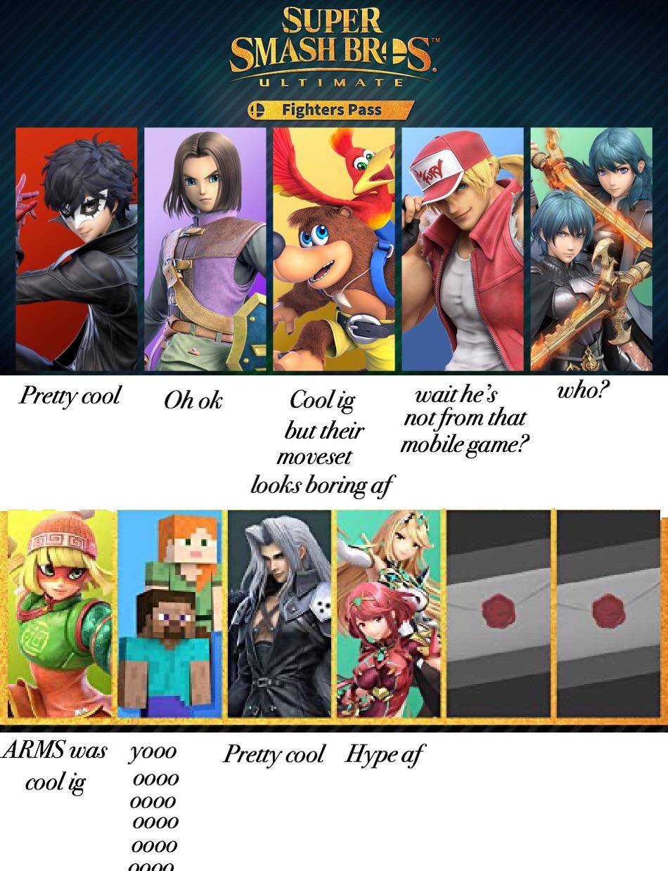 My reaction to every DLC so far | Scrolller