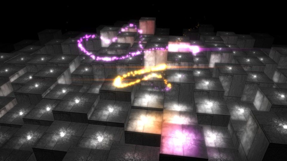 My realtime music visualizer scene that's starting to take shape | Scrolller