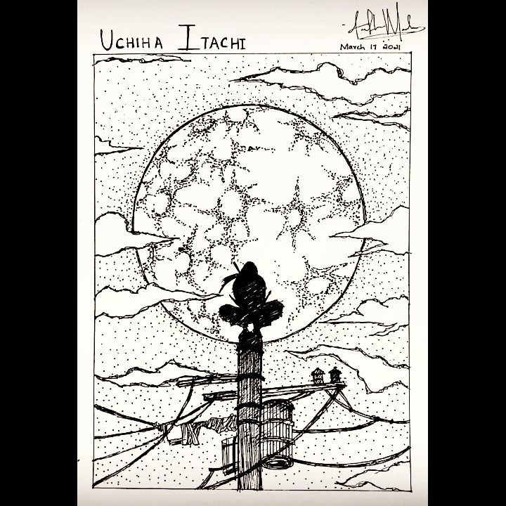 My rendition of Itachi's iconic panel ! | Scrolller