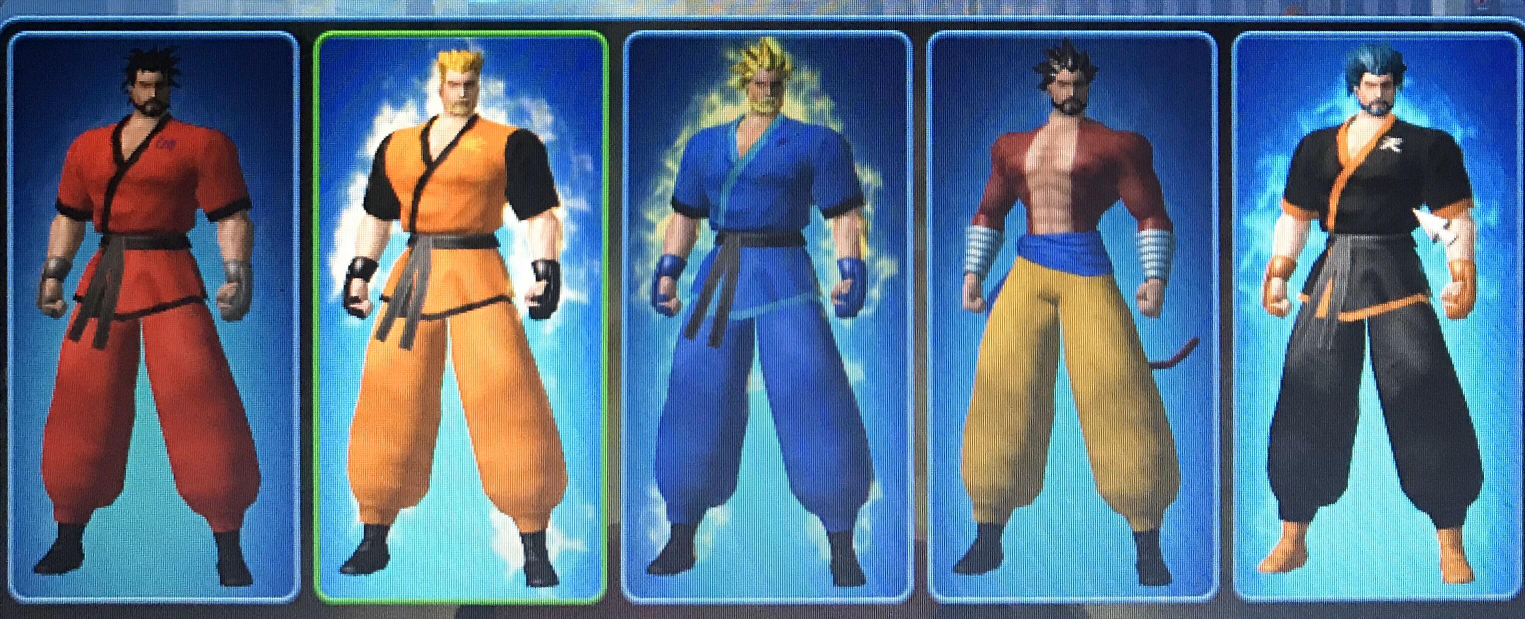 My Saiyan character Wazabee with different forms | Scrolller