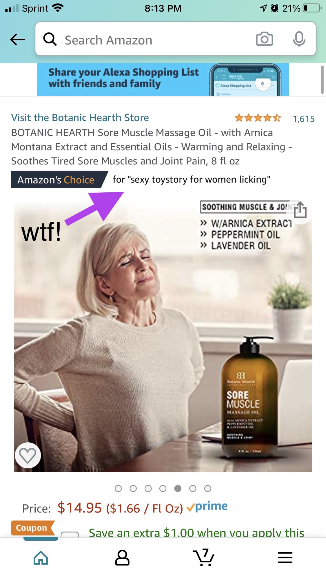 My search was for ‘warming massage oil’ | Scrolller