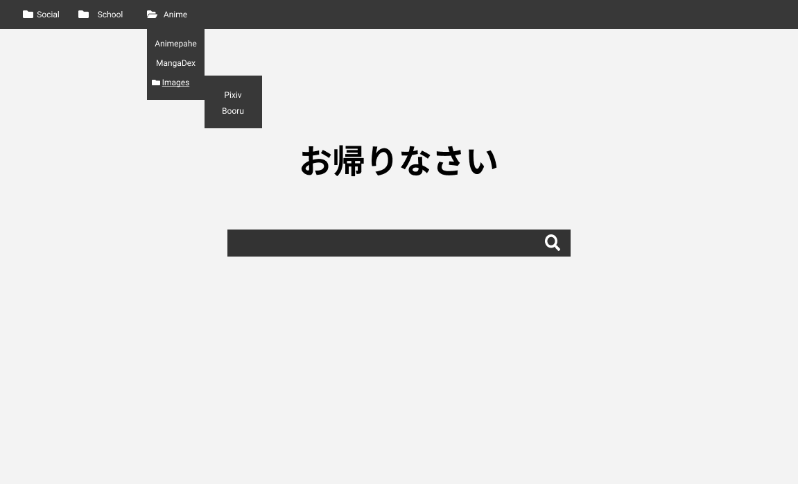My Simple Google Chrome inspired startpage | Scrolller