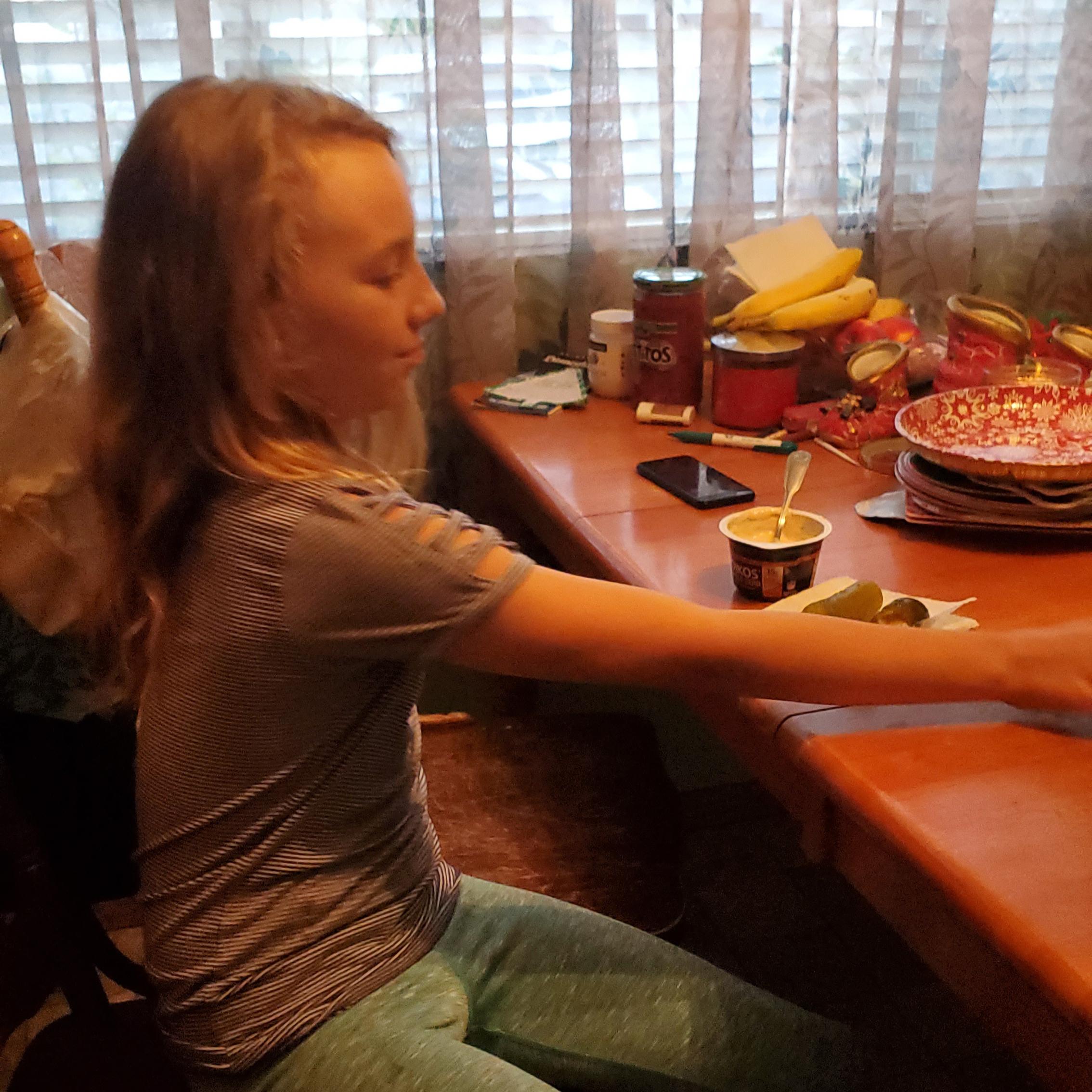 My sister eats yogurt with pickles | Scrolller