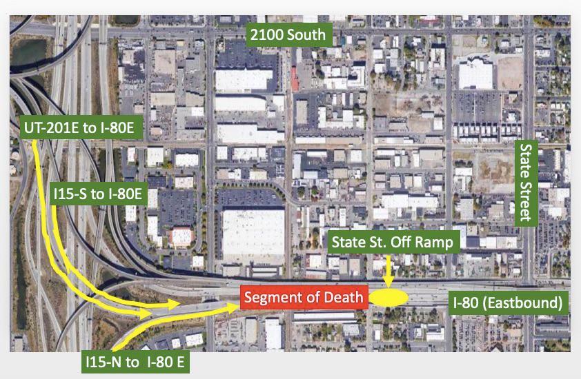 My submission for the worst interstate exit ramp in Salt Lake | Scrolller