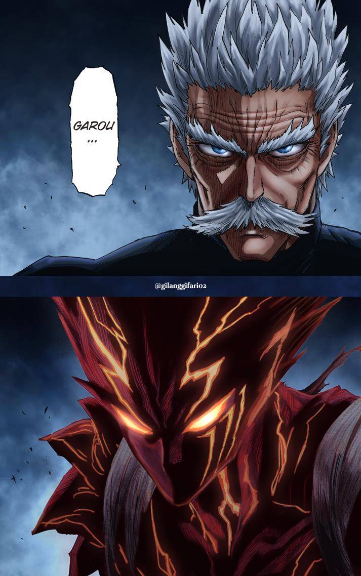 My take on coloring this page of Bang vs Garou staredown | Scrolller