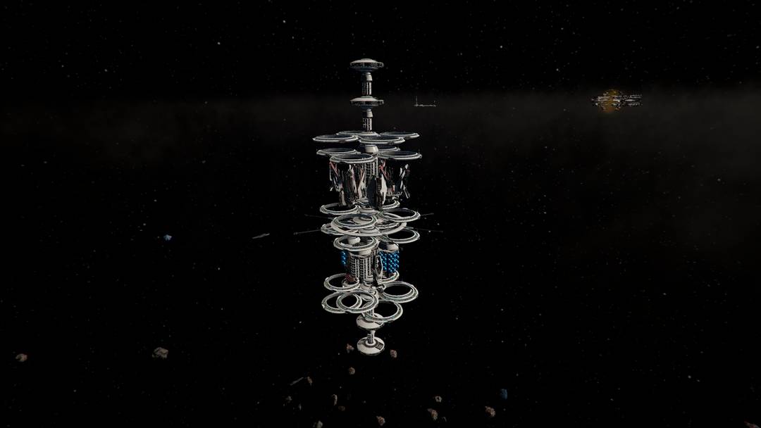 My Terran high tech factory in the Asteroid Belt. | Scrolller