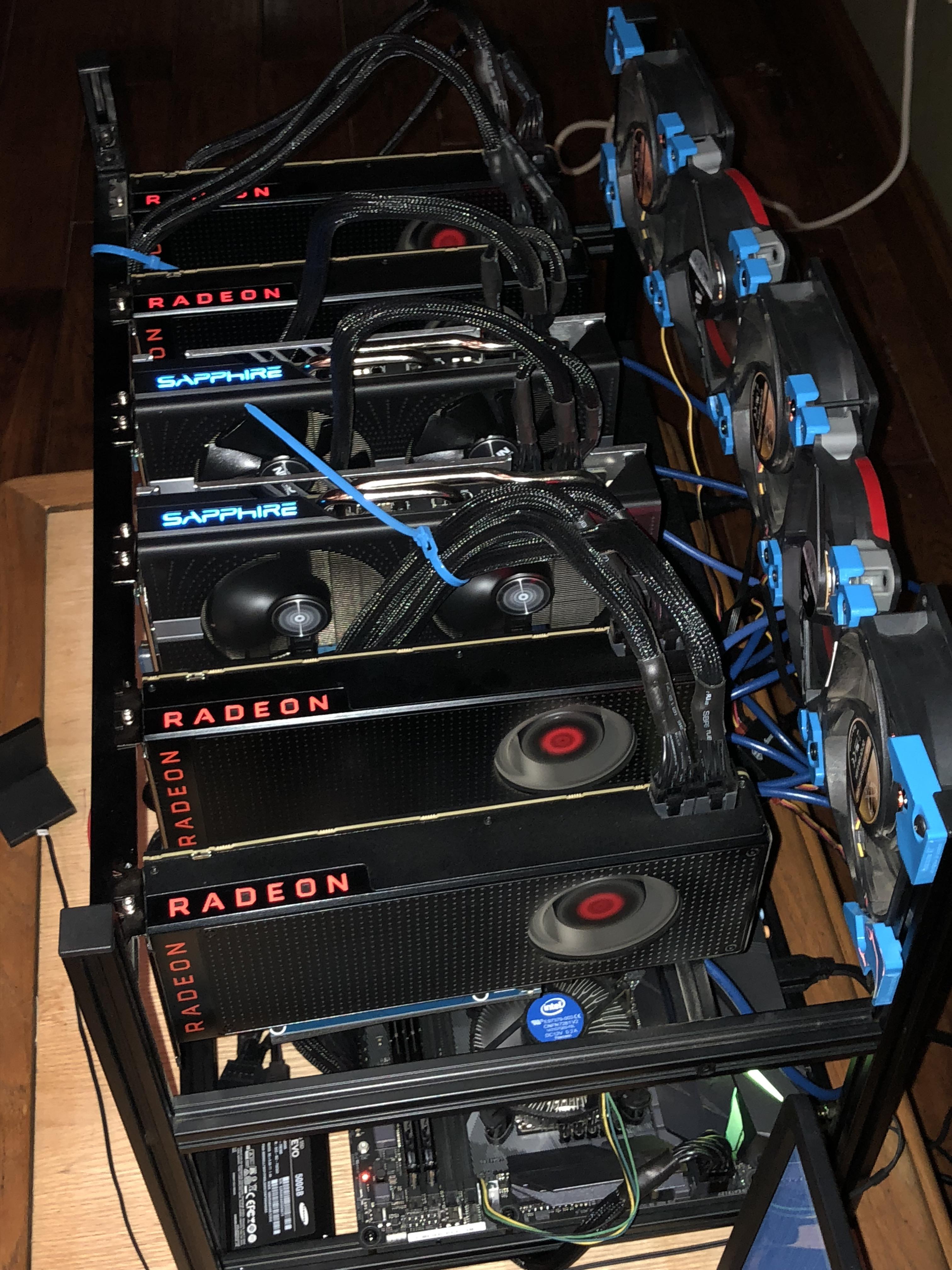 My Vega 56 and RX 580 mining rig | Scrolller