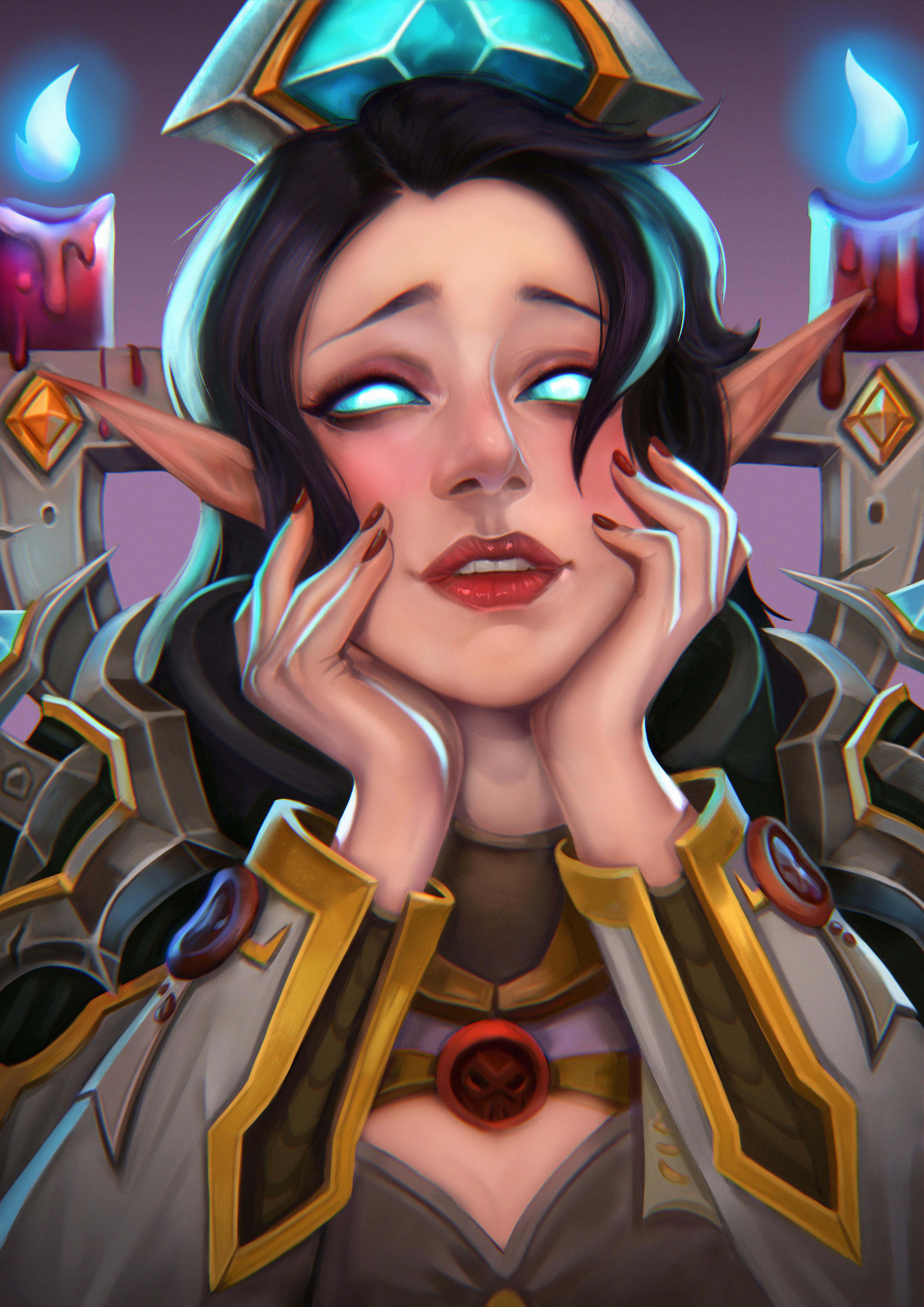 My void elf drawing :3 | Scrolller