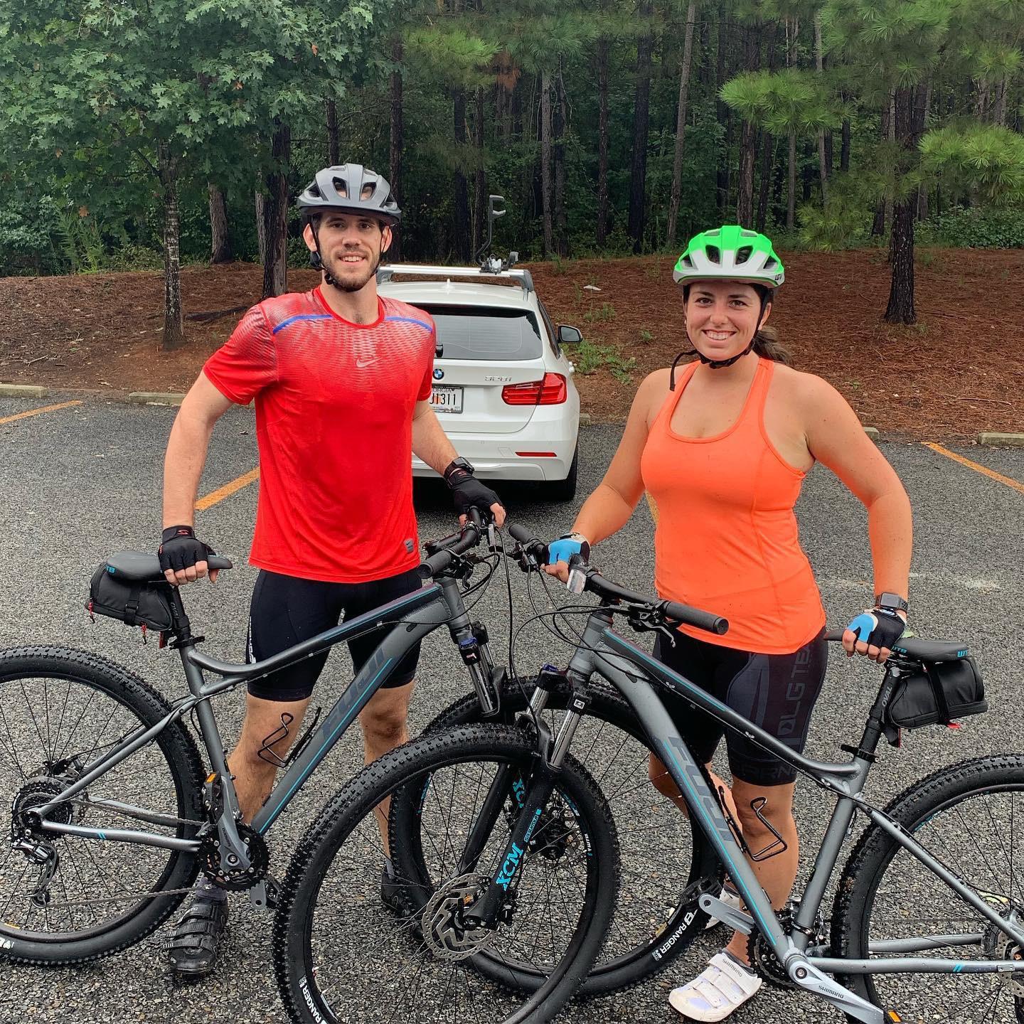 My wife and I had our first ride together today! Made the switch from road biking! | Scrolller