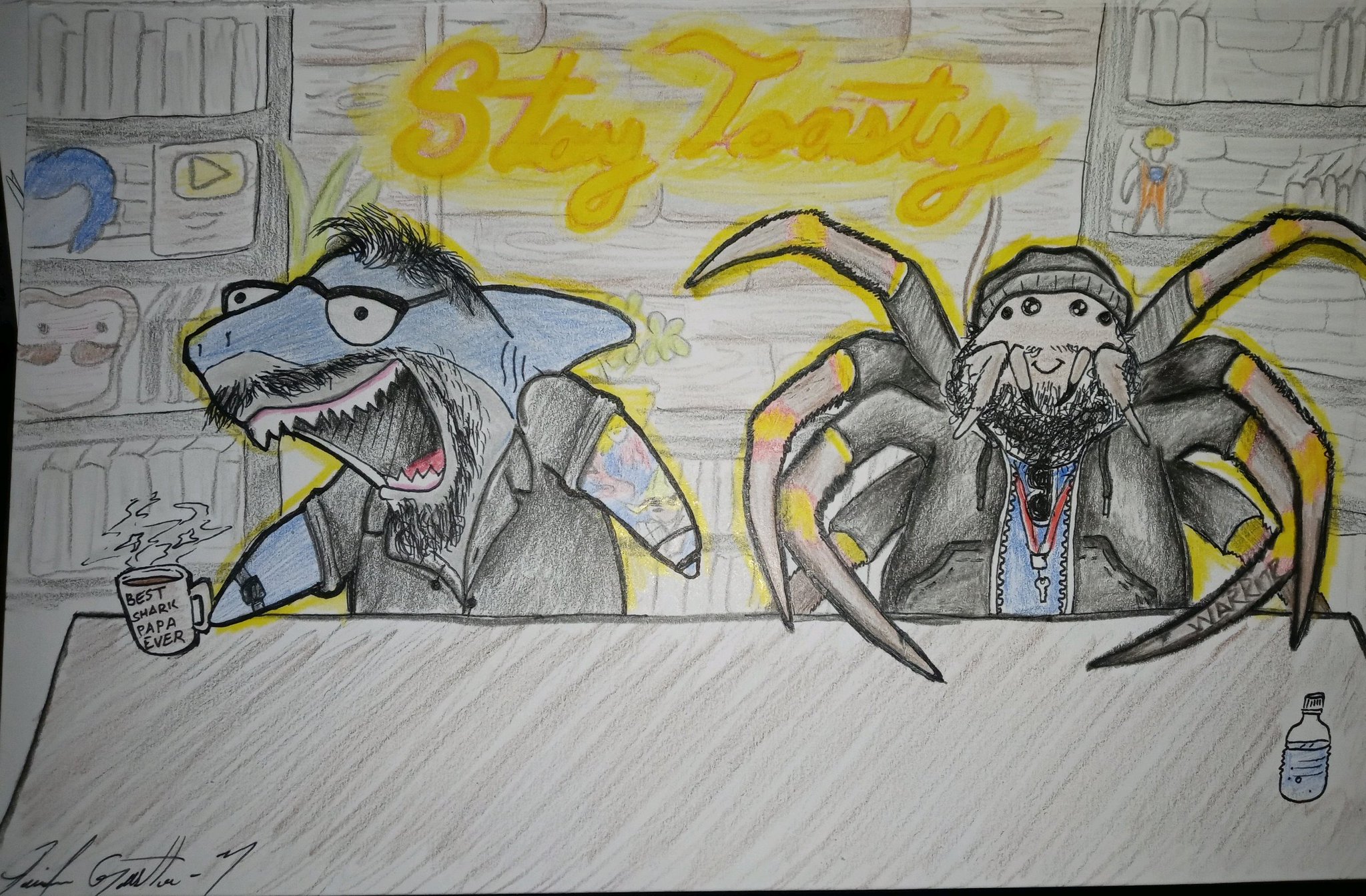 My wife, Jenny, made this. She calls it "BE THE FEAR!" | Scrolller