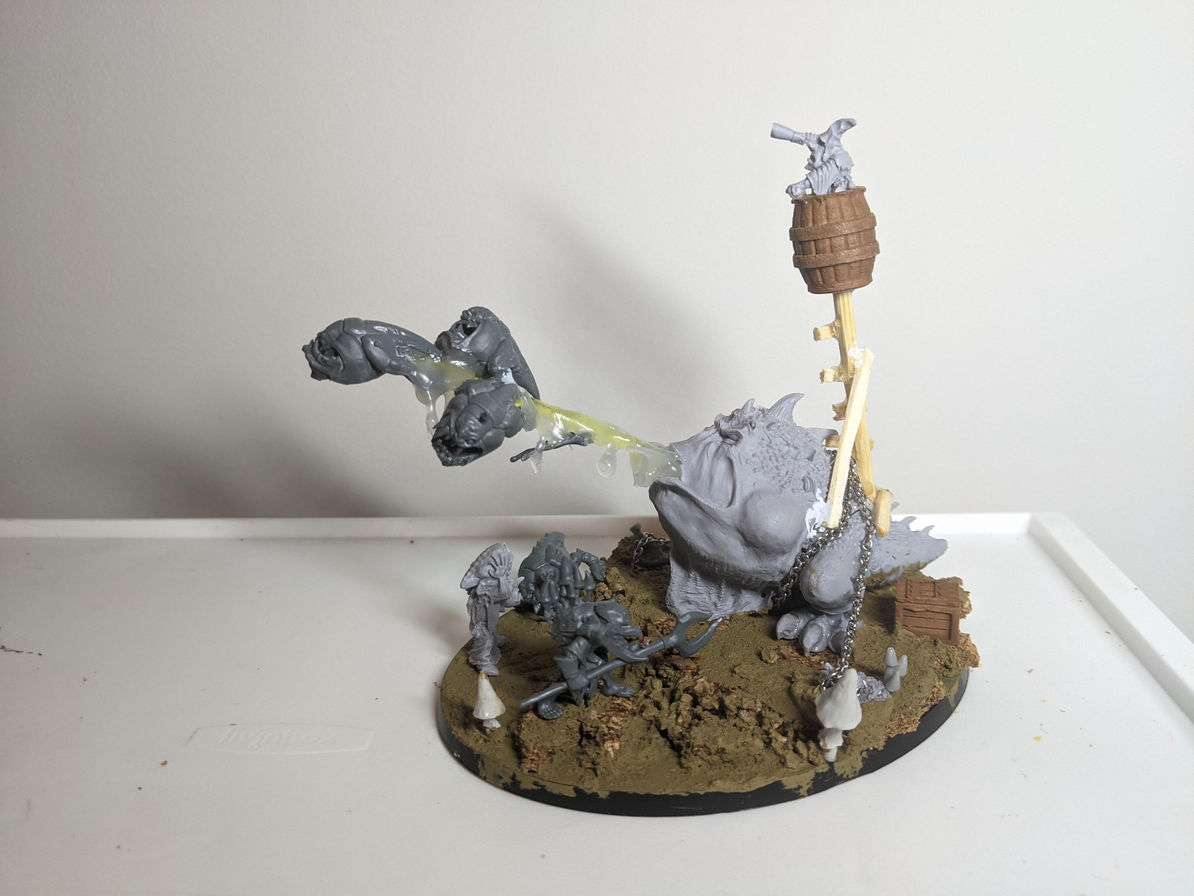 My WIP Squig Gobba with some kitbashing | Scrolller