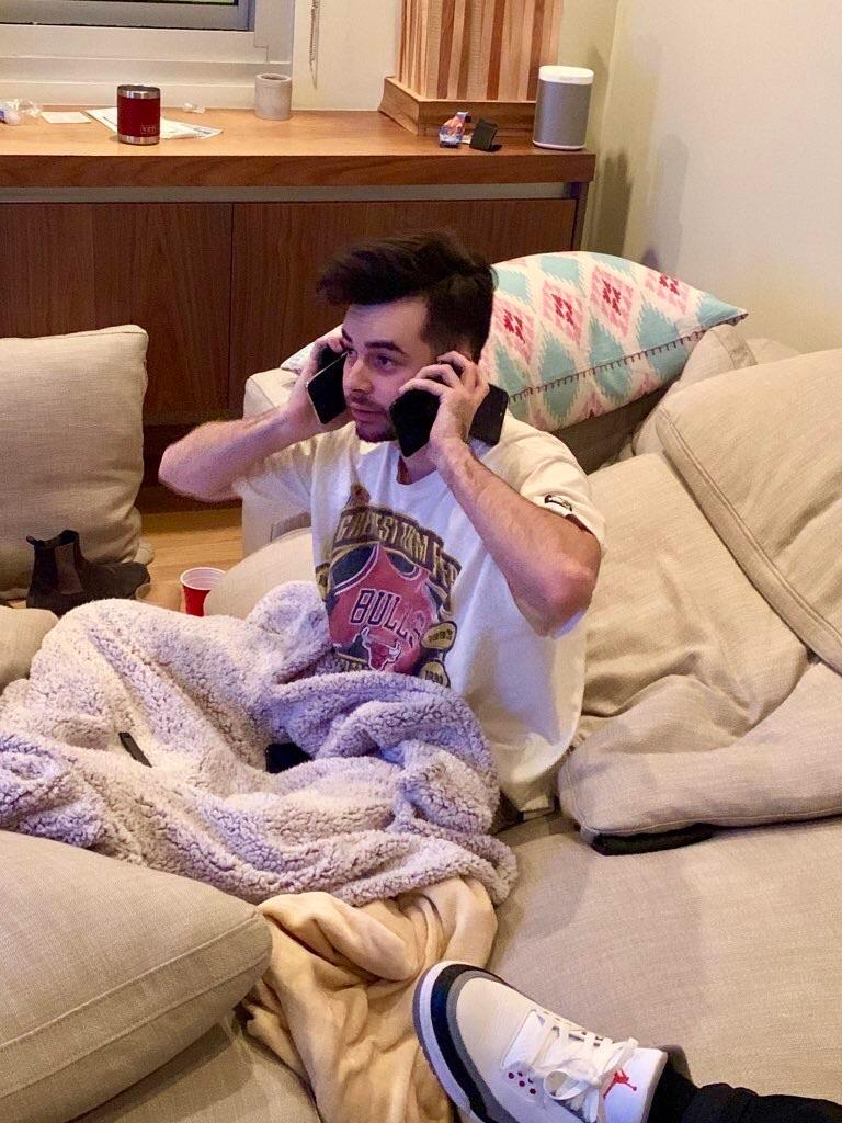 -Nade talking with the cod team before division starts tomorrow-2019-Colorized | Scrolller