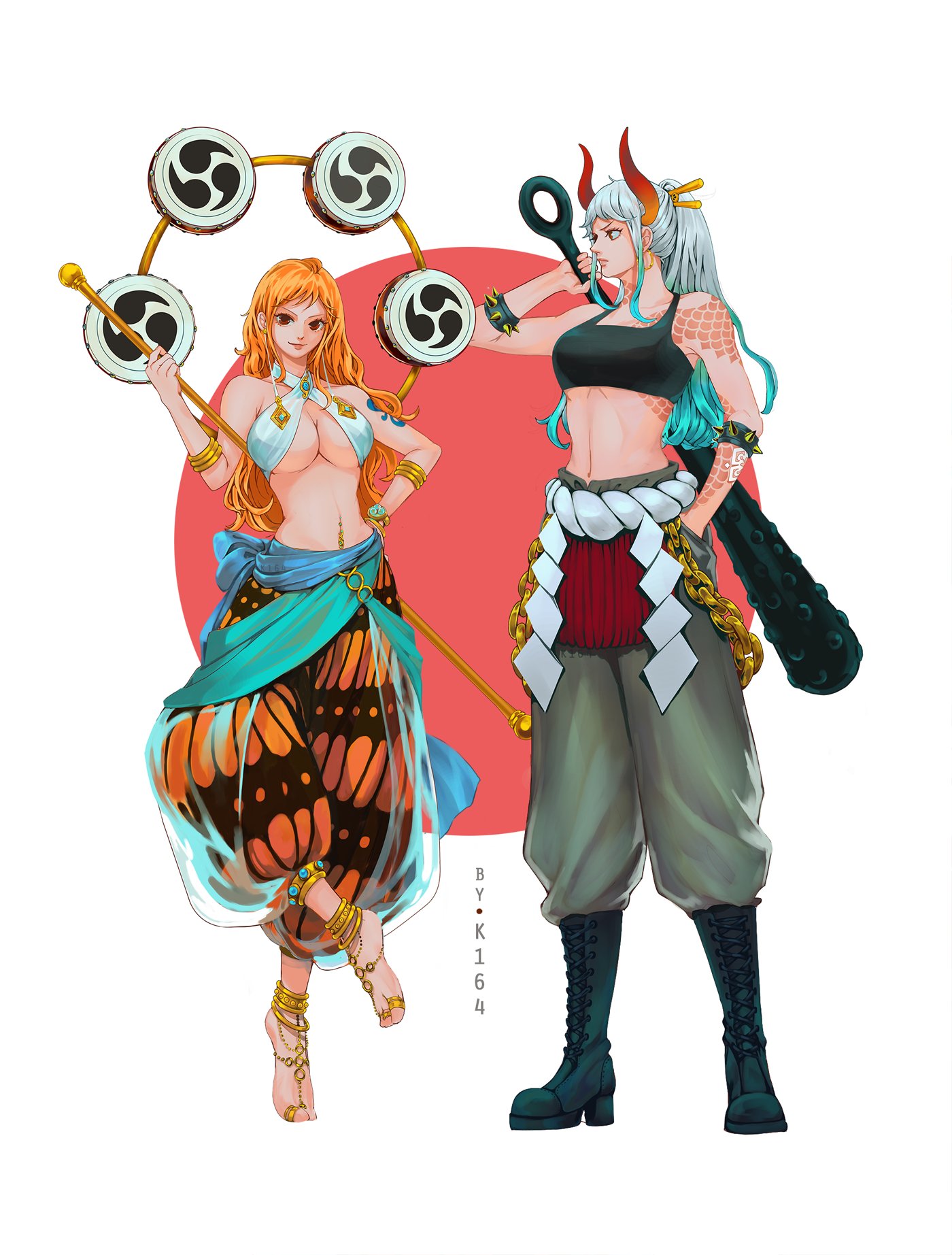 Nami (Enel) & Yamato (Kaido) | Scrolller