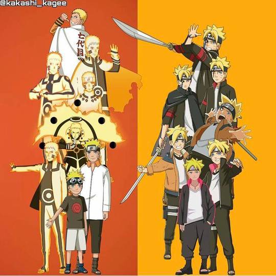 Naruto and Boruto 🌀 | Scrolller