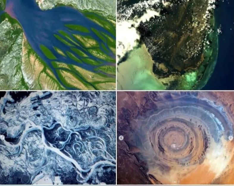 NASA shares pics of 'land, water, air, ice' on Earth from space | Scrolller