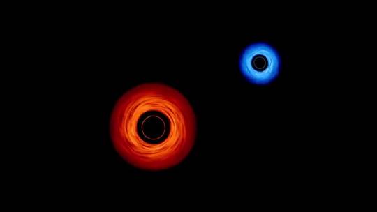 NASA's Binary Black Hole Simulation | Scrolller