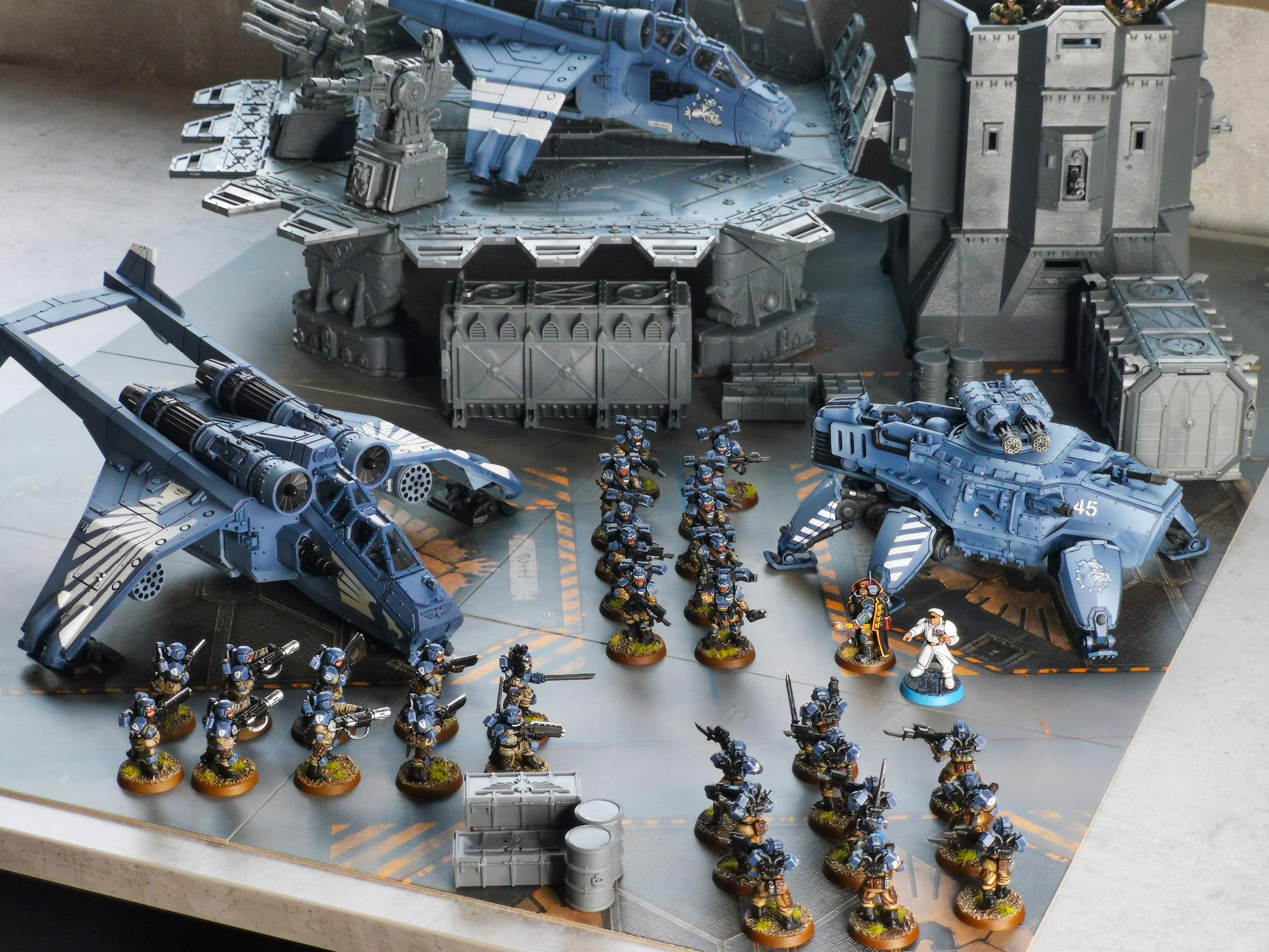 Navy themed Astra Militarum army, WIP... | Scrolller