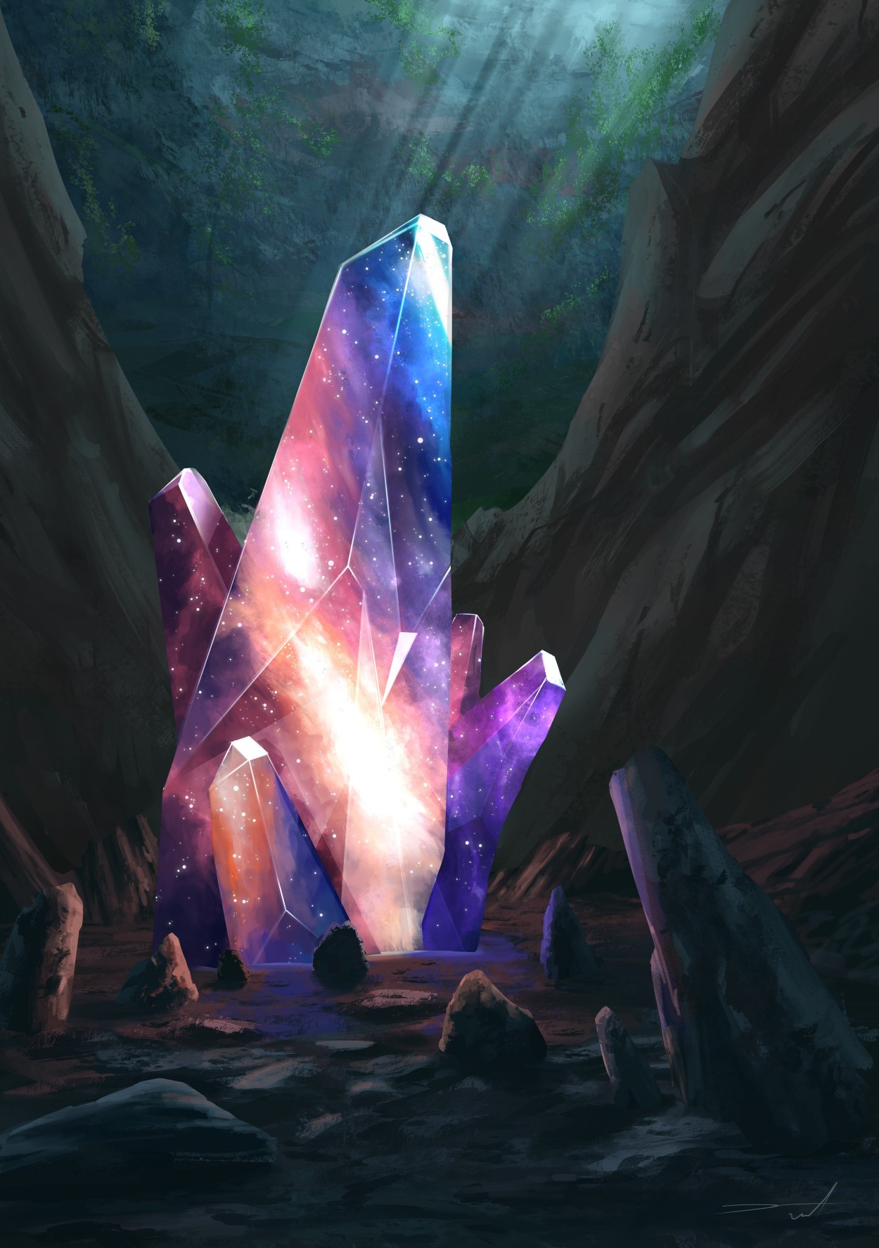 Nebulous crystals | Scrolller