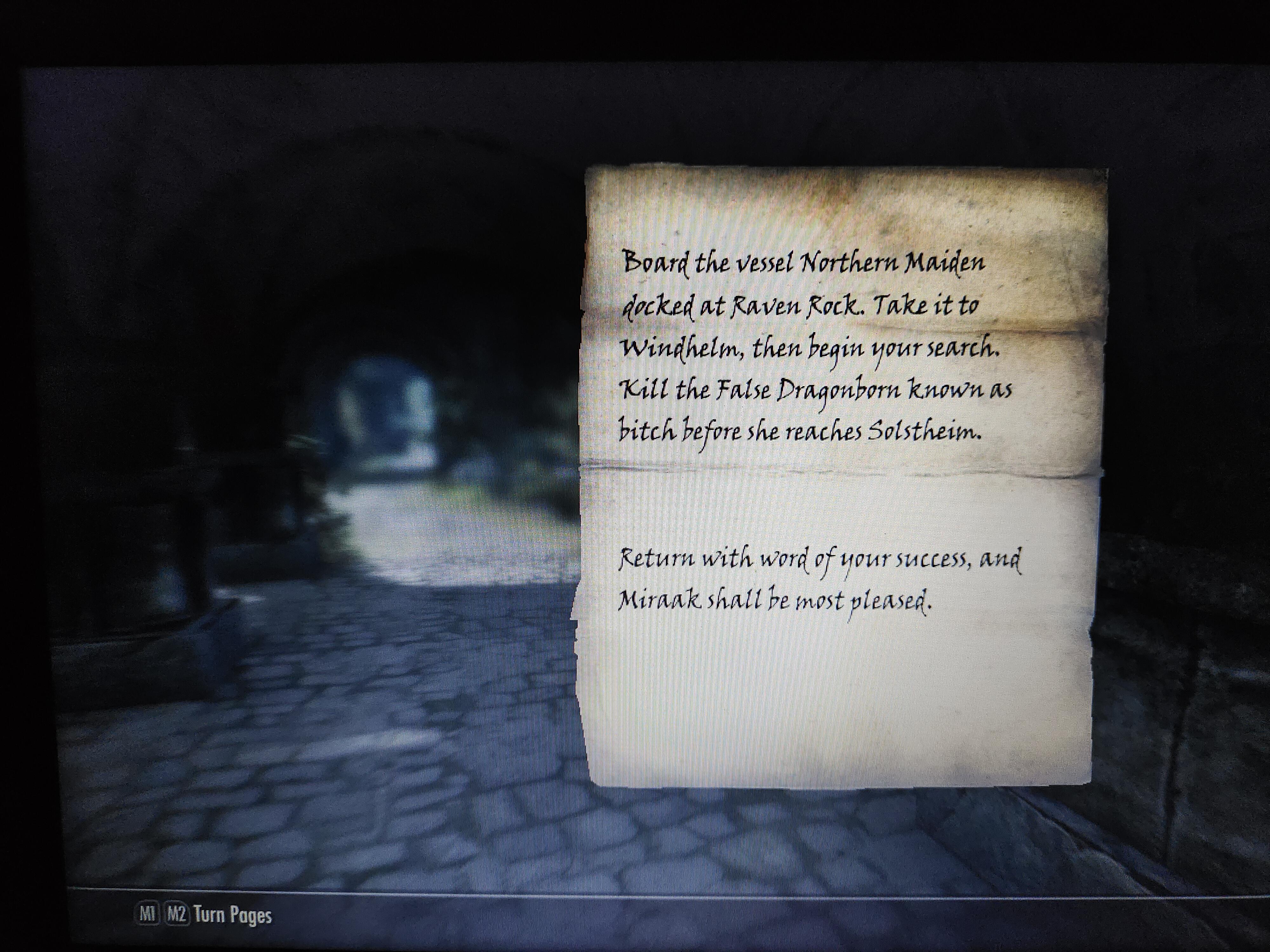 Need to be careful about choosing the name next playthrough. | Scrolller