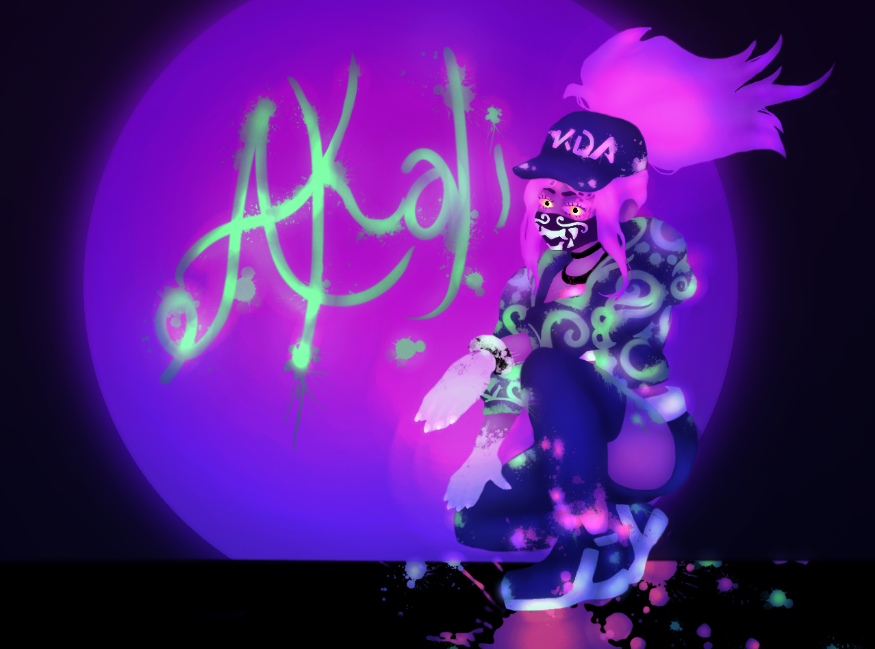♥Neon Akali♥ | Scrolller