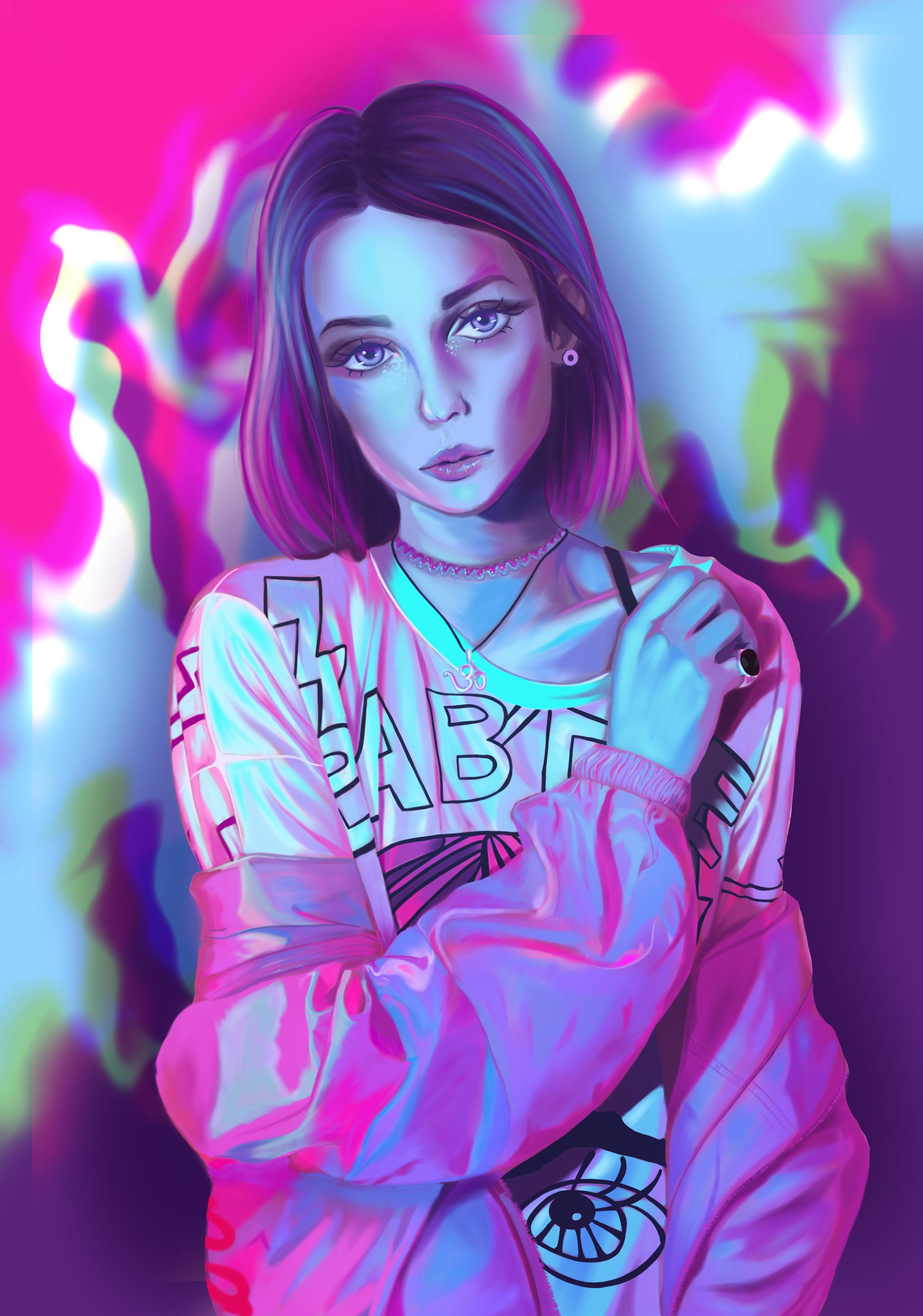 Neon Cutie, Me, Digital, 2021 | Scrolller