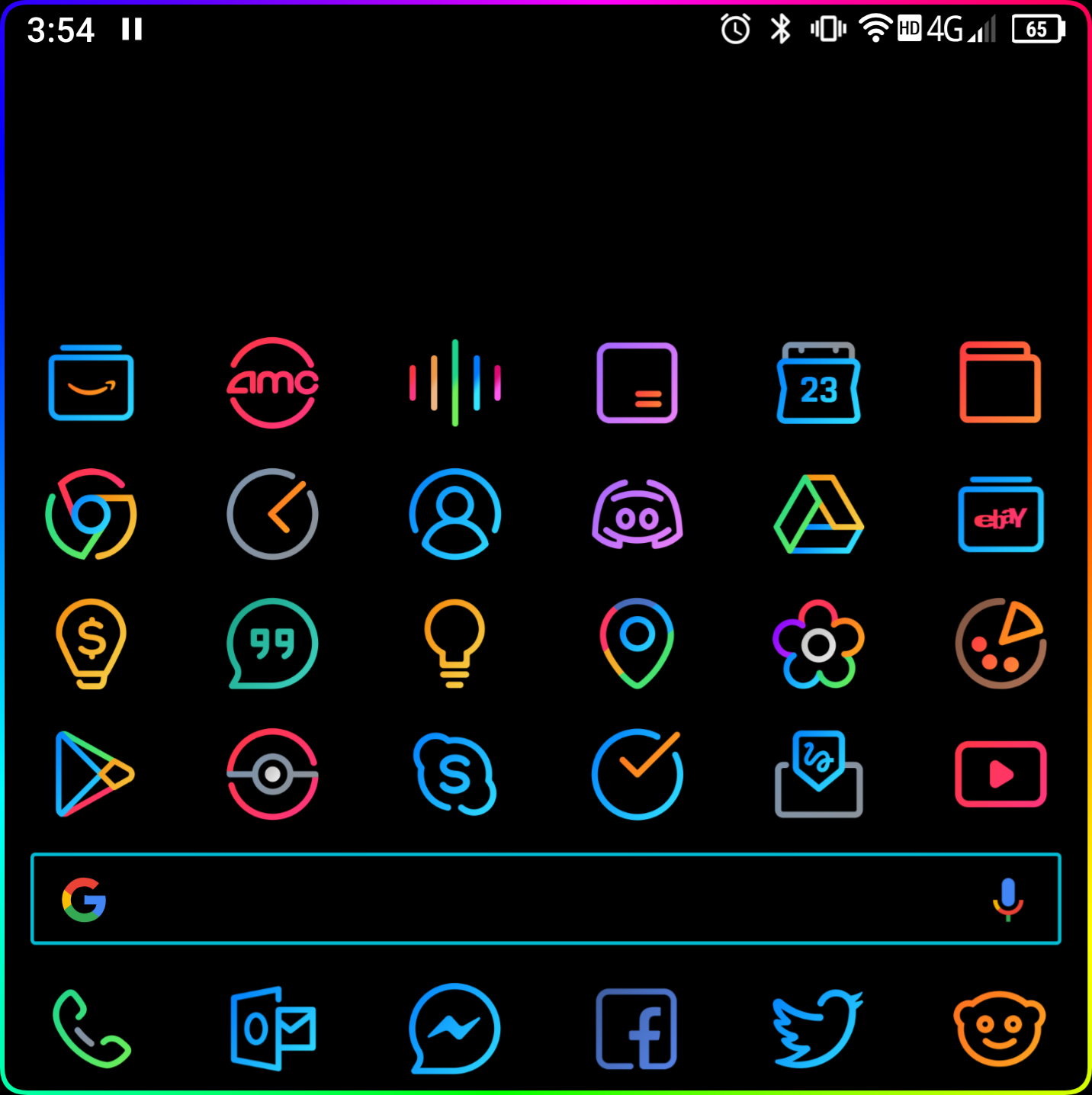 Neon Minimalism | Scrolller