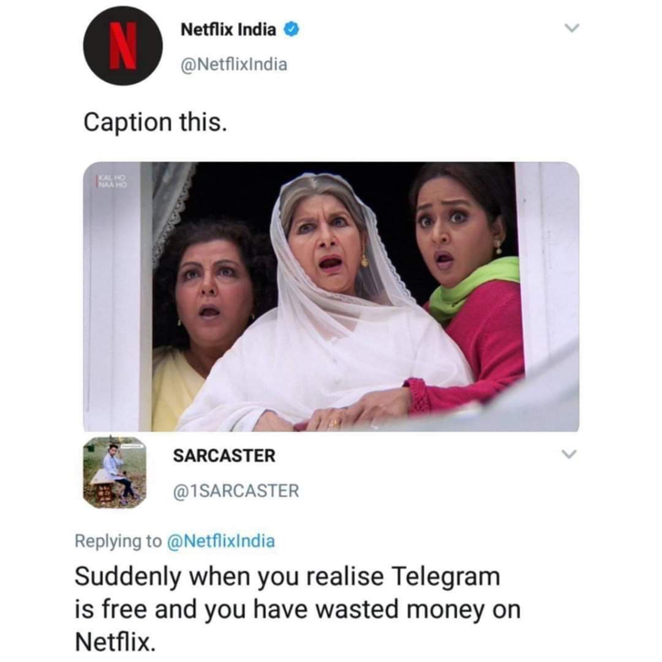 Netflix got a fitting reply | Scrolller