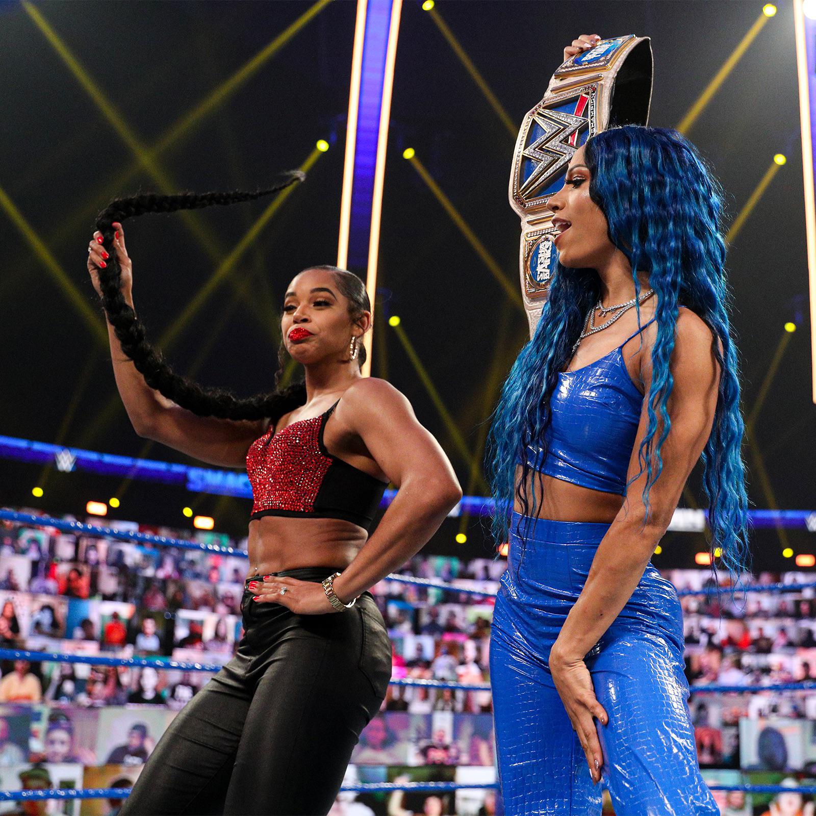 Bianca Belair with Sasha Banks | Scrolller