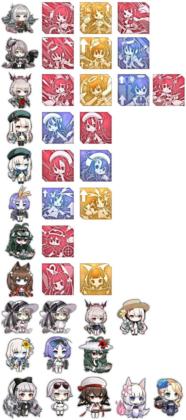 New event's chibis. They all look cute! | Scrolller
