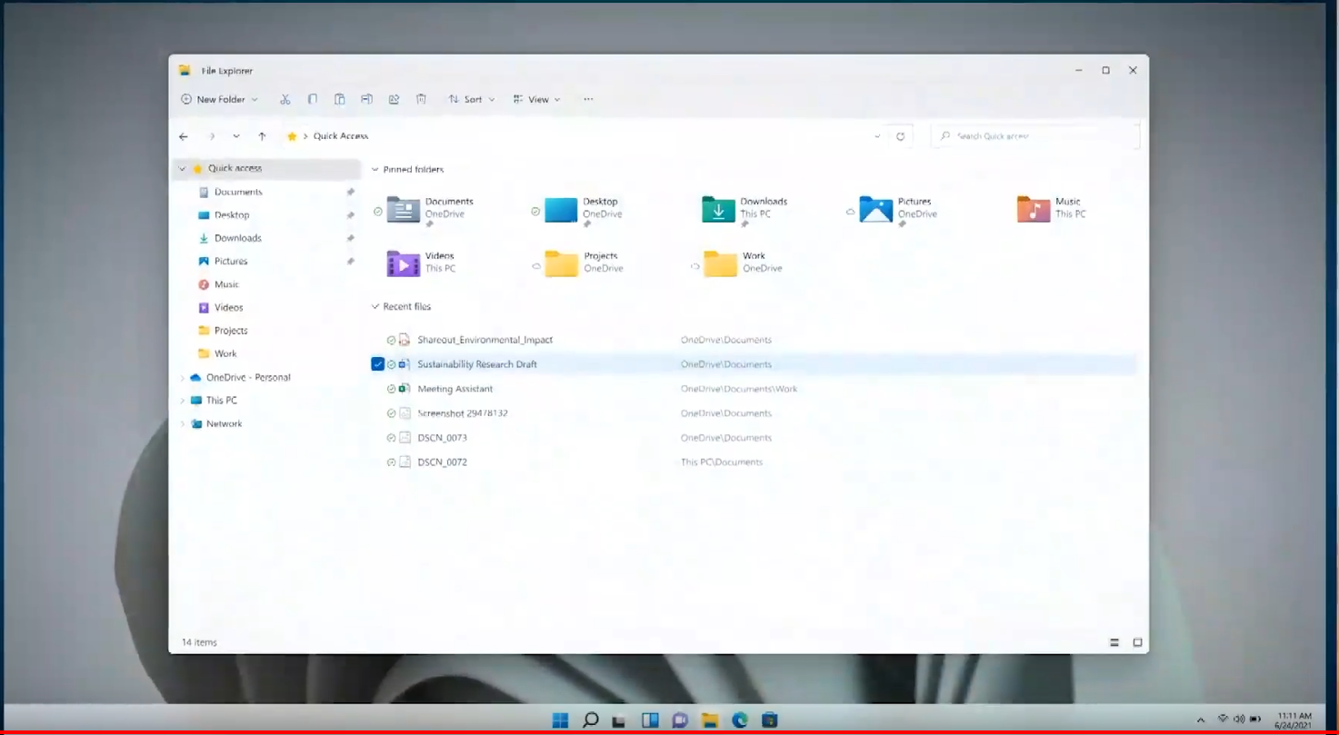 New File Explorer spotted again during the what's next for Windows developers livestream ...