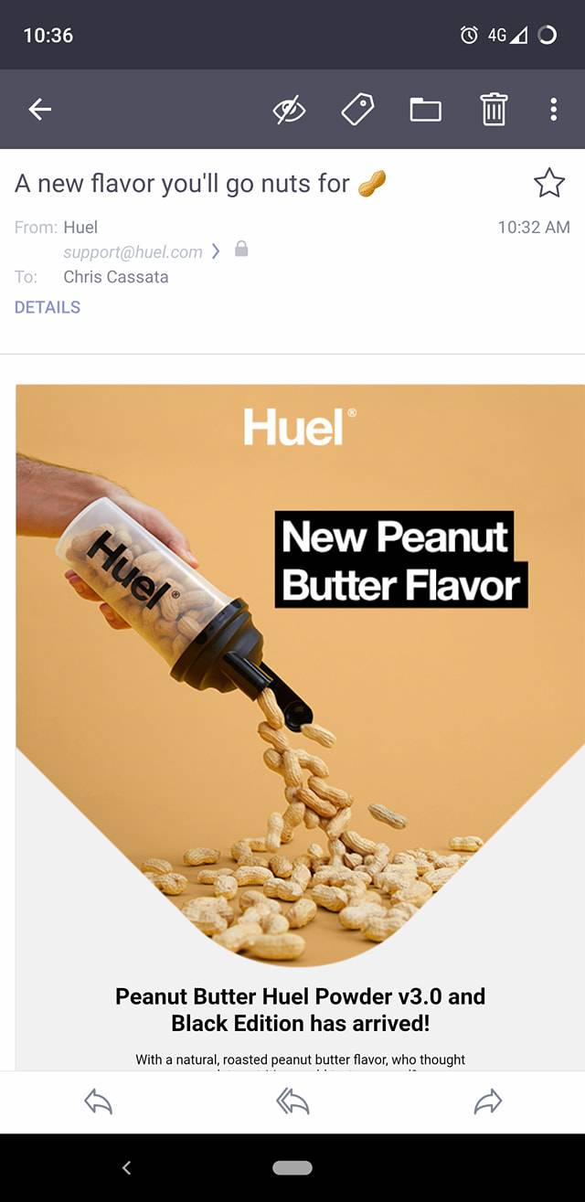 *New Flavor* Huel Peanut Butter (But only for US customers) | Scrolller